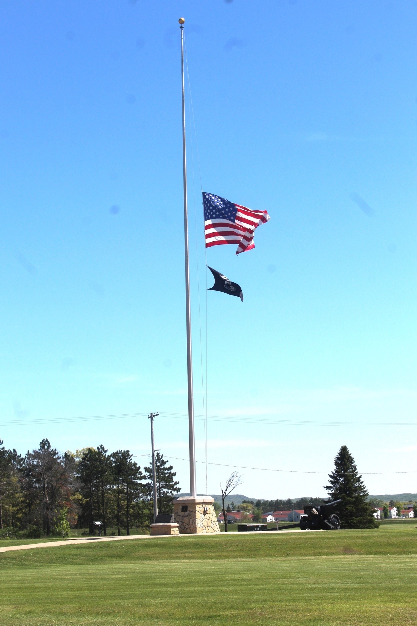 Photo Story: Flag set at half-staff at Fort McCoy for 2024 National ...
