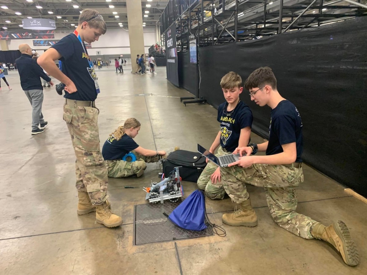 Ansbach MHS JROTC Robotics Team Compete at World Robotics Championship ...