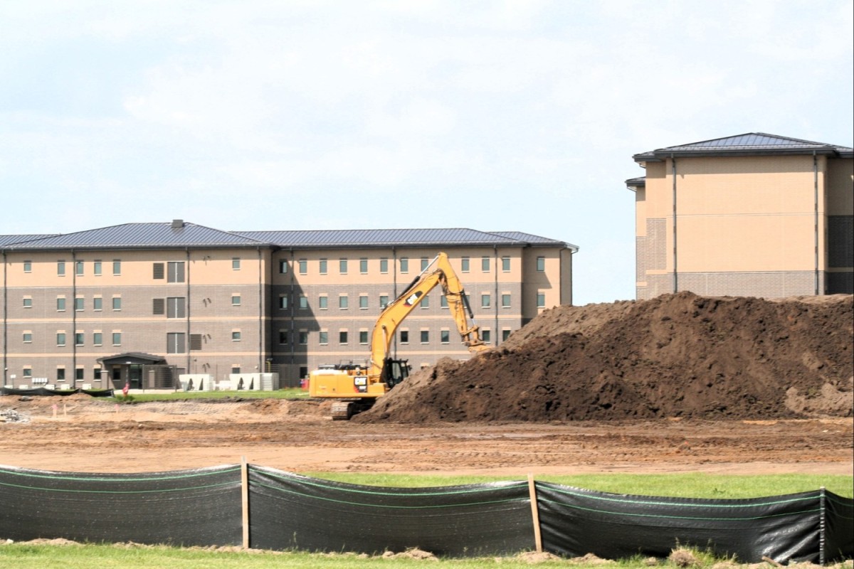 Photo Story: Fourth, $27.3 million barracks project underway at Fort ...