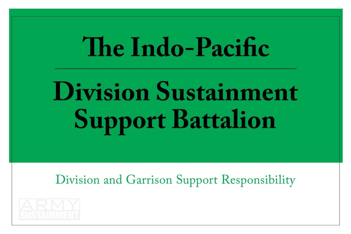 The Indo-Pacific Division Sustainment Support Battalion | Division and ...