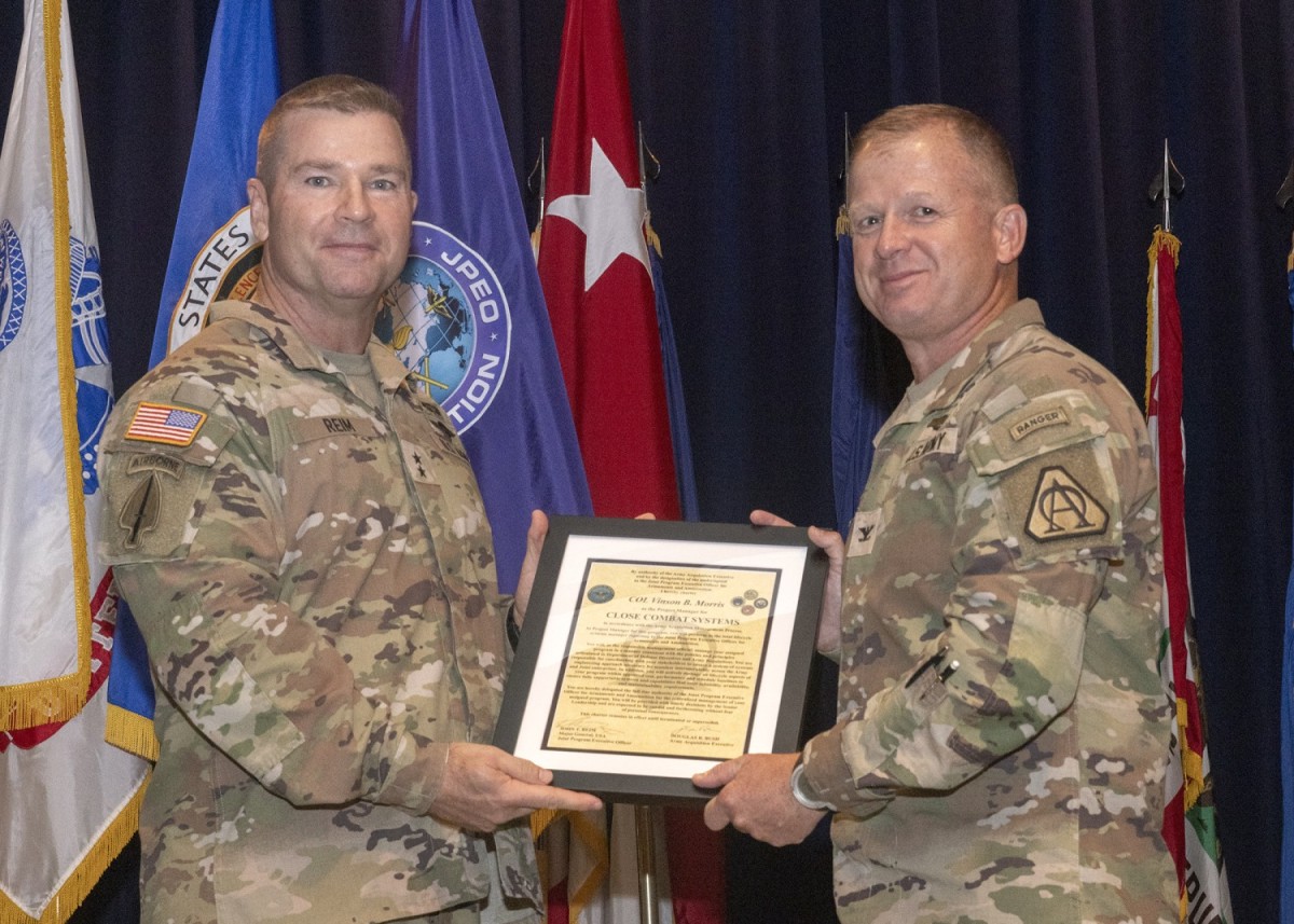 JPEO Armaments & Ammunition Welcomes New Project Manager for Close ...