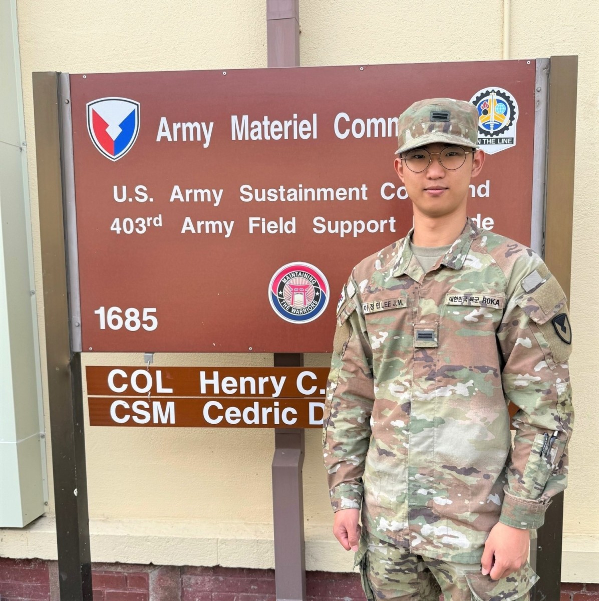 403rd Army Field Support Brigade Personality Spotlight: Pfc. Lee, Jung ...