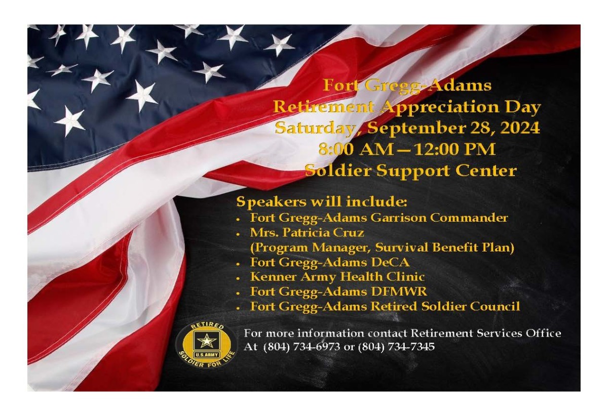 Installation to host Retiree Appreciation Day | Article | The United ...