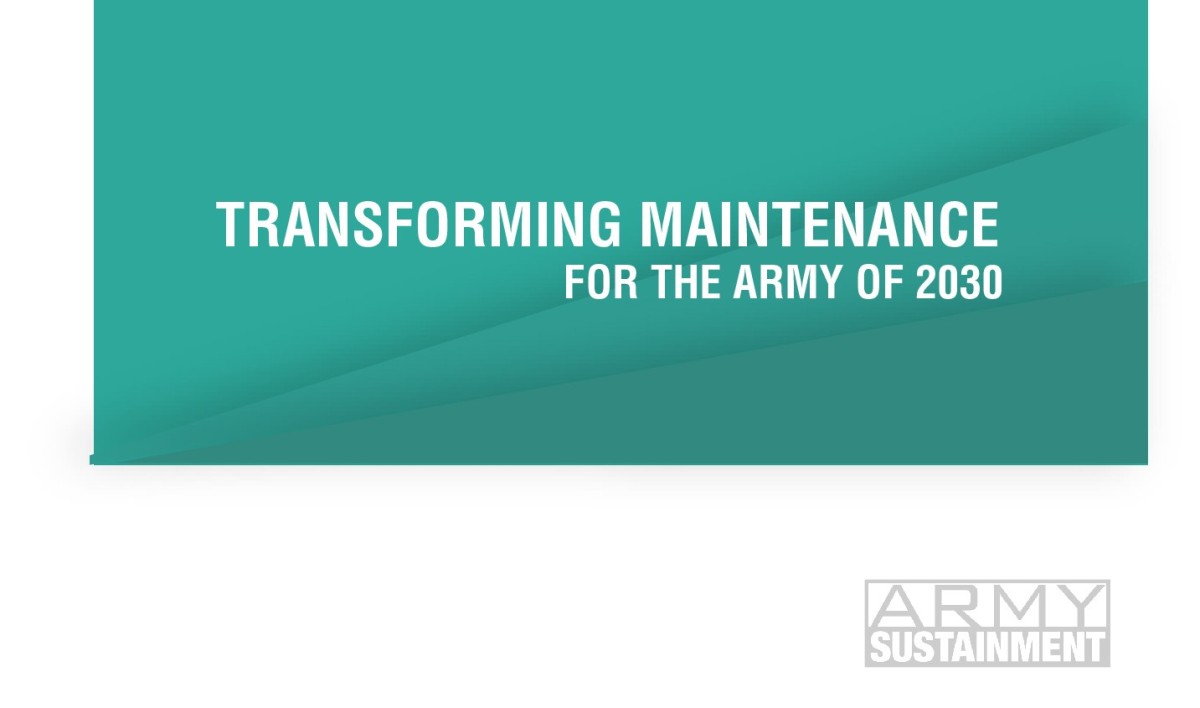 Transforming Maintenance for the Army of 2030: The Technician Badge ...
