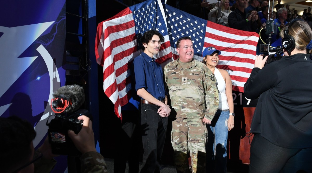 Tampa Bay Lightning honor retiring Army Reserve officer | Article | The ...