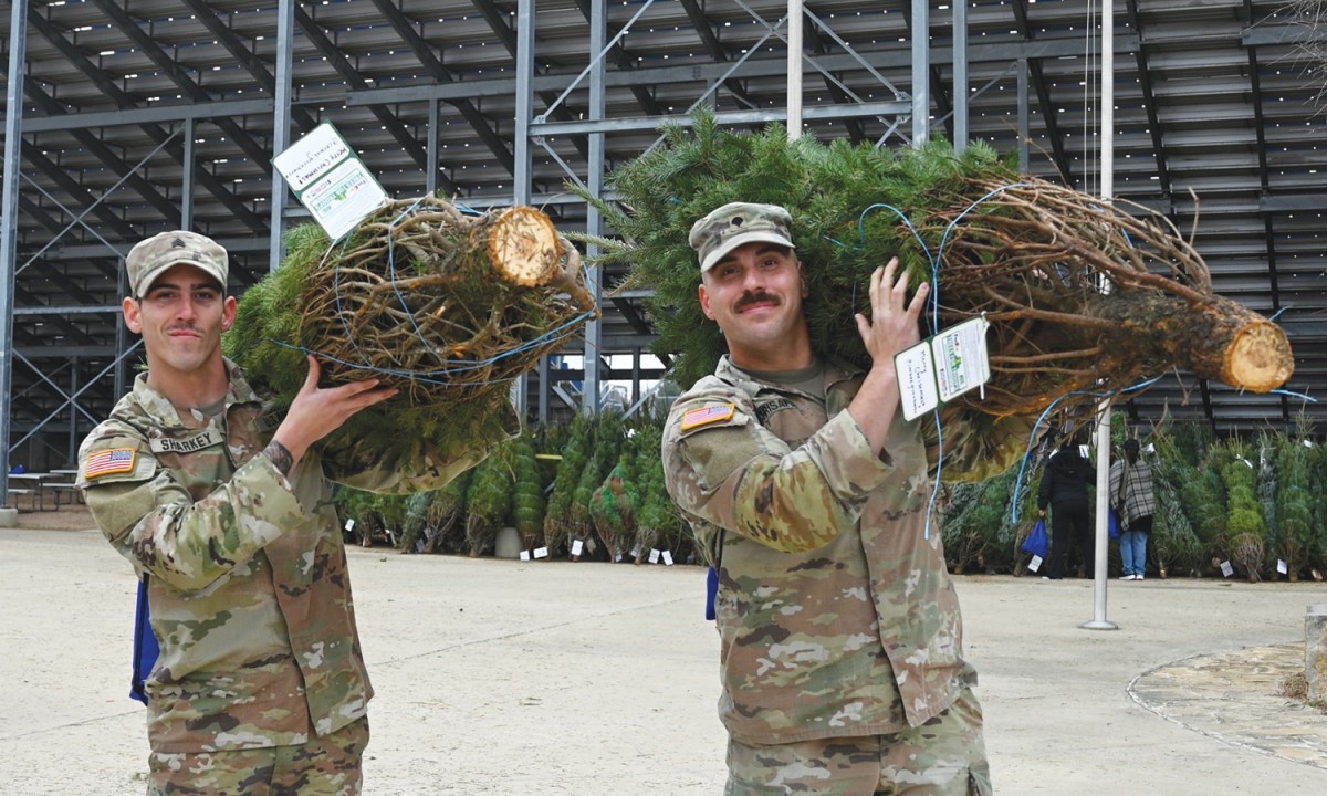 Trees for Troops brings holiday cheer to The Great Place | Article ...