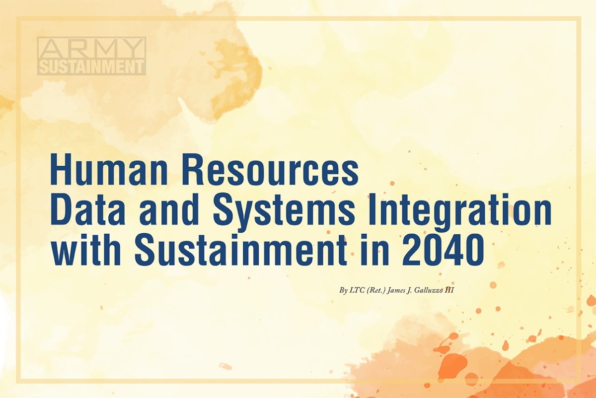 Human Resources Data and Systems Integration with Sustainment in 2040 ...