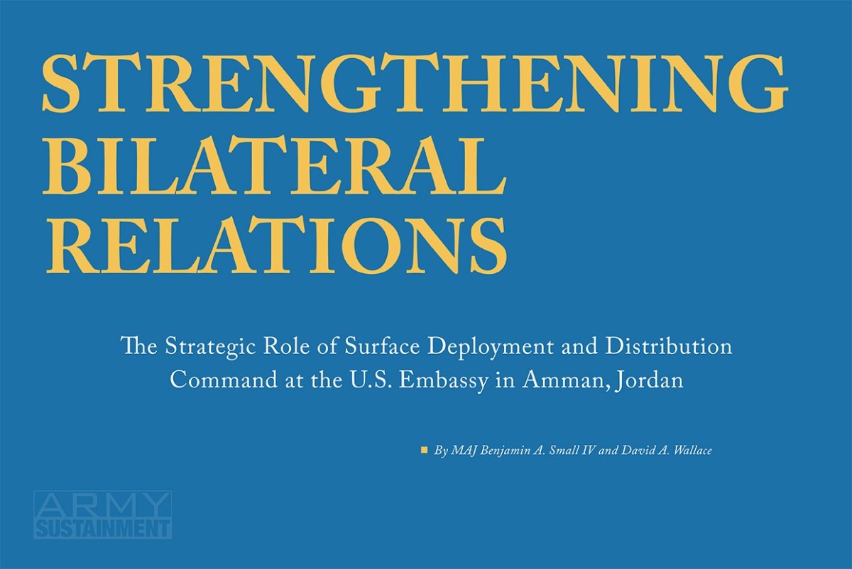 Strengthening Bilateral Relations | The Strategic Role of Surface ...