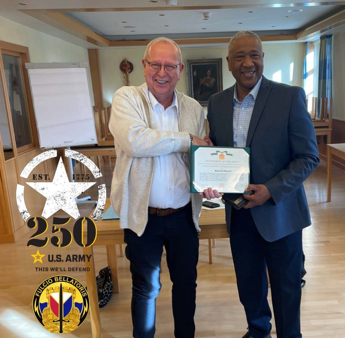 405th AFSB works council deputy chairman retires on Army’s 250th ...