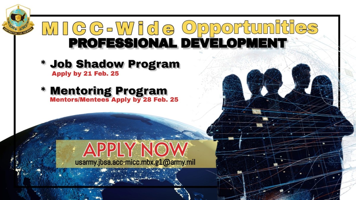 Applications open for MICC job shadowing and mentoring programs ...
