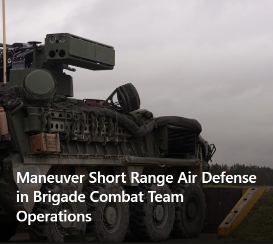 Maneuver Short Range Air Defense in Brigade Combat Team Operations ...