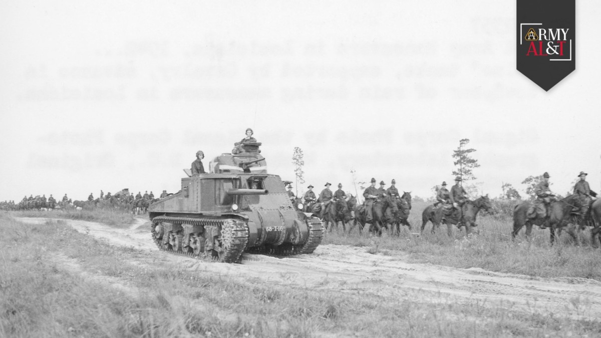 FROM HORSES TO TANKS | Article | The United States Army