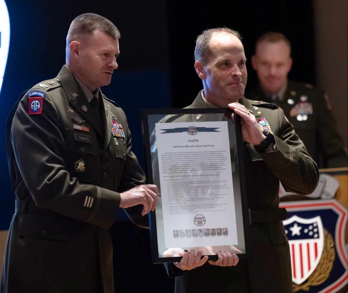 AG Corps welcomes new top chief warrant officer | Article | The United ...