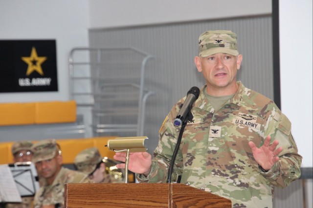 403rd AFSB commander Col. Henry Brown relinquishes command to Col ...