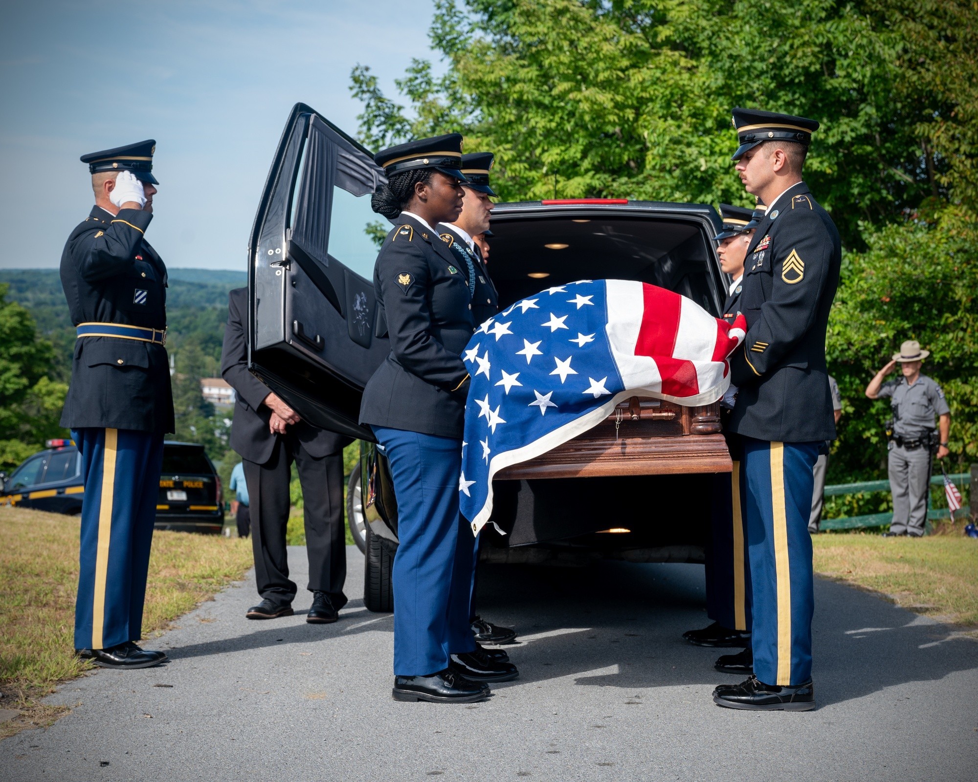 NY National Guard provides funeral honors for WWII Soldier who died in Japanese POW camp ...