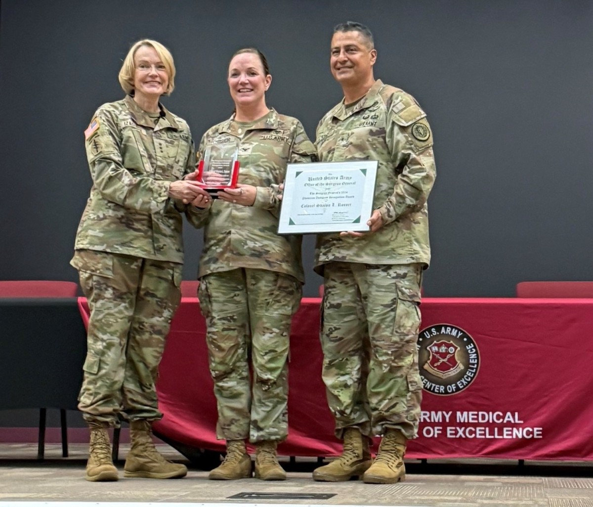 Col. Sharon Rosser Receives The 2024 Surgeon General Physician ...