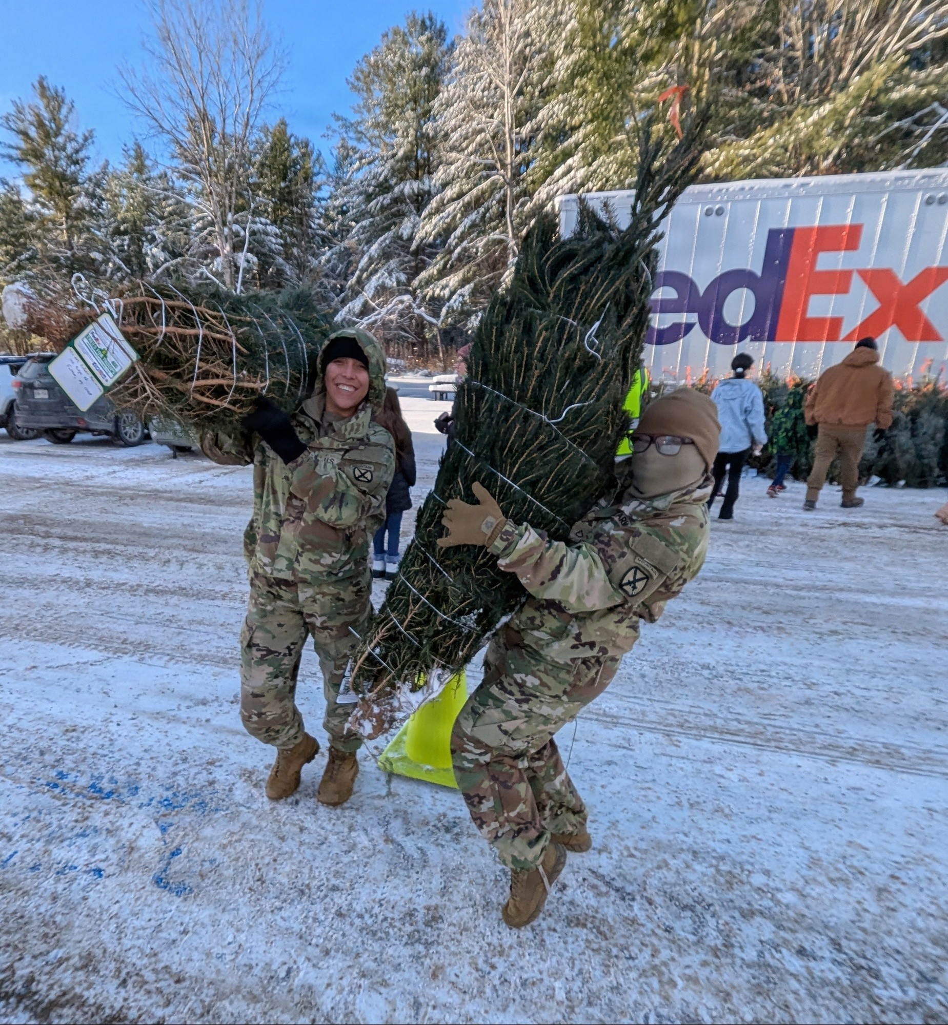 Trees for Troops brings holiday cheer to Fort Drum Soldiers, families ...