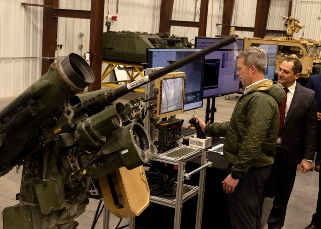 Secretary of the Army visits the Army’s Center of Excellence for Guns ...