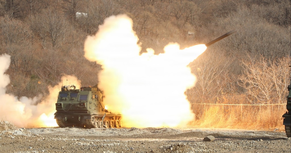“Steel Rain” on the Peninsula: M270A2 MLRS Conducts Inaugural Live Fire ...