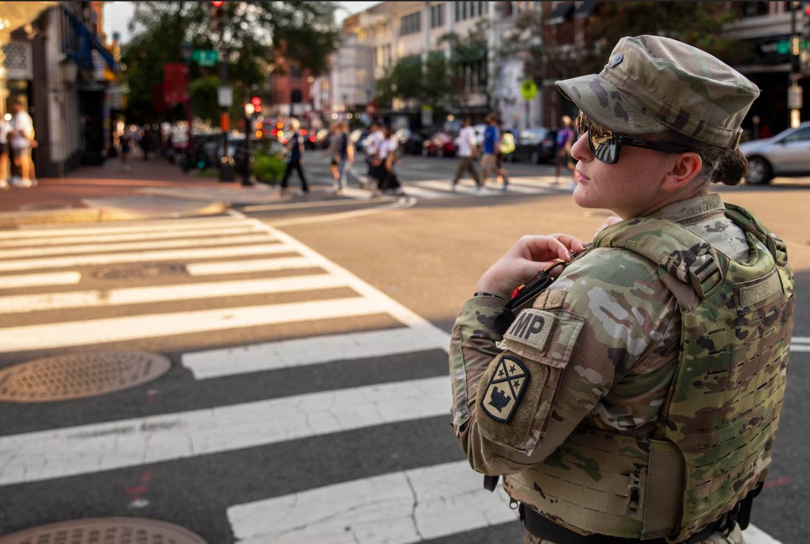 Guardsmen Keep District Safe While Patrolling in Public Eye | Article ...