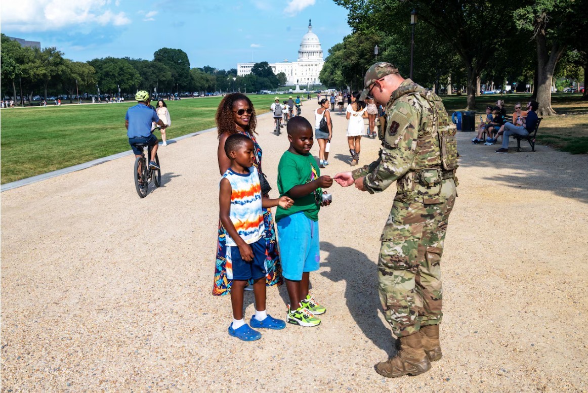 Guardsmen Keep District Safe While Patrolling in Public Eye | Article ...