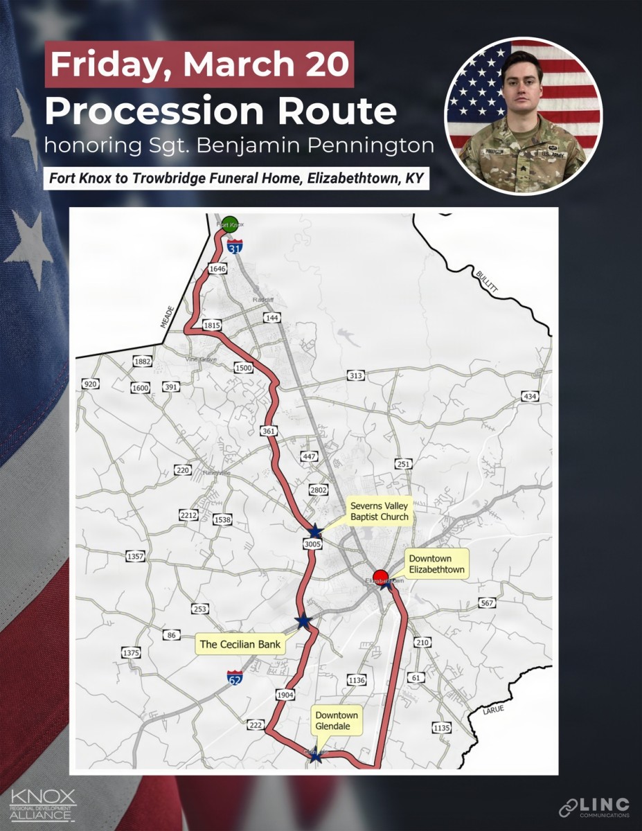 Community called to honor fallen Soldier Staff Sgt. Benjamin Pennington ...
