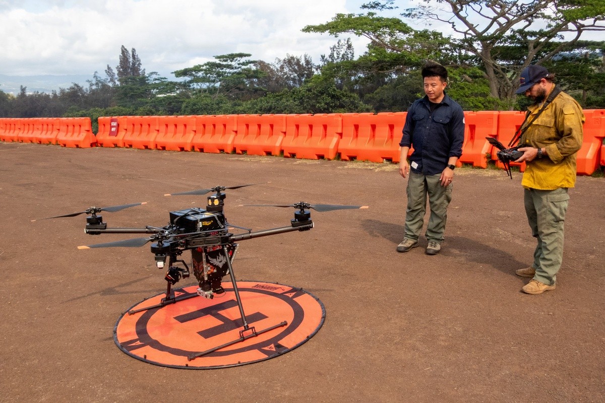 Army, Forest Service complete annual prescribed burn with drone support ...