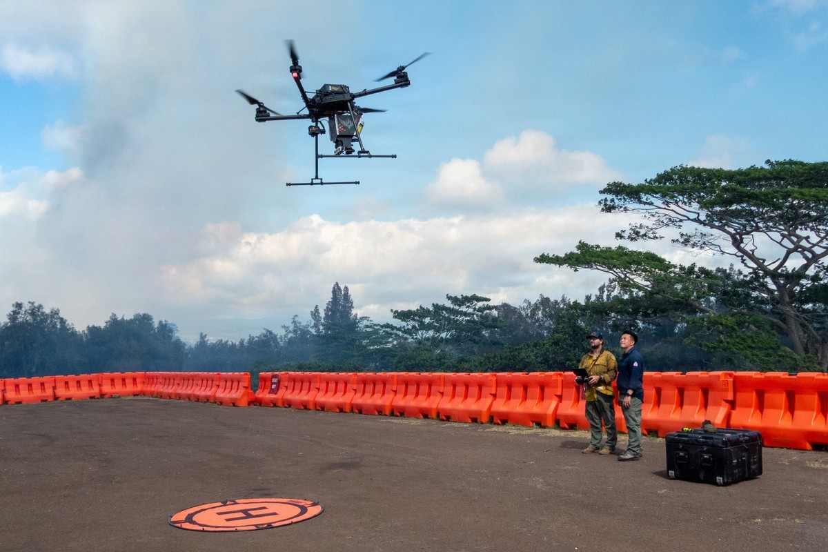 Army, Wildland Fire Service complete annual prescribed burn with drone ...